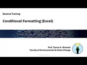 General Training - Conditional Formatting (Excel)