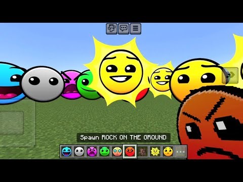 Lobotomy Difficulty faces Geometry Dash Nextbots minecraft pe