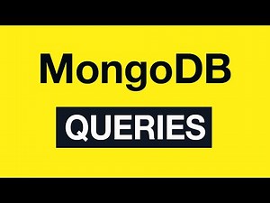 01 MongoDB Queries - Introduction to the MongoDB Queries