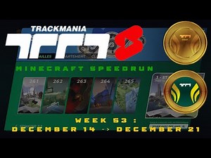 Trackmania (2020) : Minecraft speedrun (weekly shorts week 53)