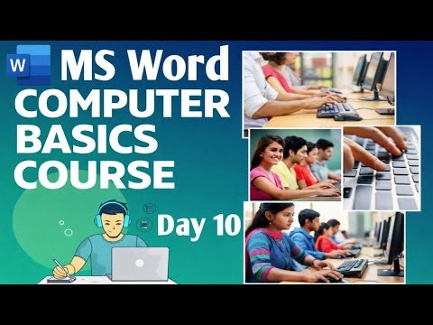 MS Word Day 10 | MS Word Tutorial (हिंदी) | MS-Word Tutorial for Beginners | MS Word in Hindi.