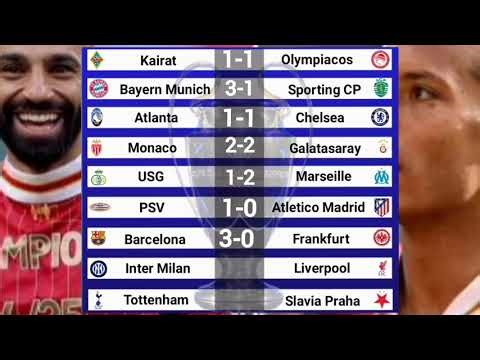 Today UEFA champions league matches score prediction