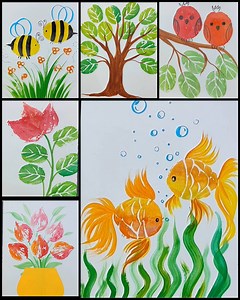 671K views · 5.7K reactions | Amazing drawing tricks by vegetables | Drawing Book | Facebook