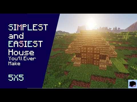5x5 Minecraft House Using ONLY WOOD??! - JetBoat Tries Building | Minecraft