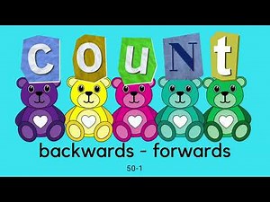 Count by 1's from 1 to 50 - Forwards and Backwards - easy counting to 50 - Learning Journey