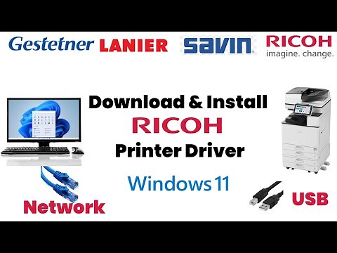 How to Download & Install Ricoh Printer Driver on Windows 11 (2025).