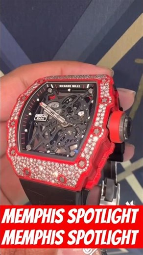 Key Glock shows off his new Richard Millie watch
