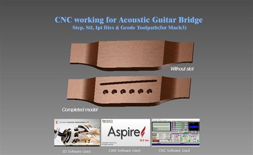 MT Bridge for Acoustic Guitar_v2(only Files) - Etsy