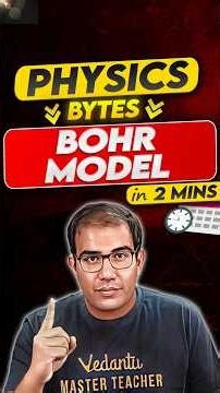 JEE 2026 | MODERN PHYSICS | BOHR MODEL in 2 min | Vinay Shur Sir #jeepreparation #jeemains