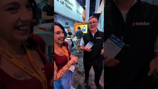 Live booth interview with Brent of Testo Tools-Thermal Imaging! | HvAChicks Jennifer