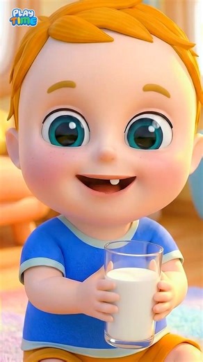 Kids Learn Sharing Is Good Milk | Sharing Is Caring | Baby Cartoon #shorts #kidssongs #goodmanners