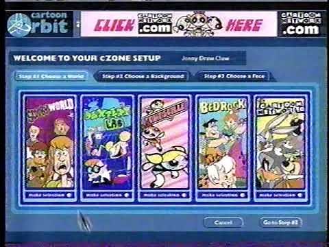 Cartoon Orbit on CartoonNetwork.com promo, February 2000