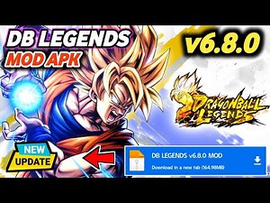 DB Legends Mod Menu v6.8.0 New Update 2025 - Mega Mod Menu