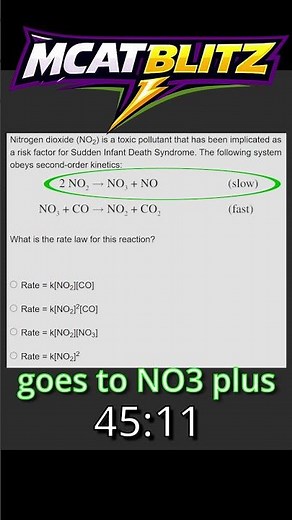 Learn how to solve MCAT questions that test reaction mechanisms using clear test-day logic
