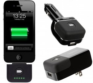 PowerDuo Reserve with Backup Battery, Car Charger & Wall Charger for iPhone $10 shipped