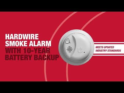 First Alert SMI105-AC | Hardwire Smoke Alarm with 10-Year Battery Backup