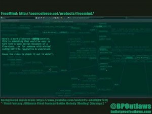 Using FreeMind mind-mapping for game design, writing, coding, etc.