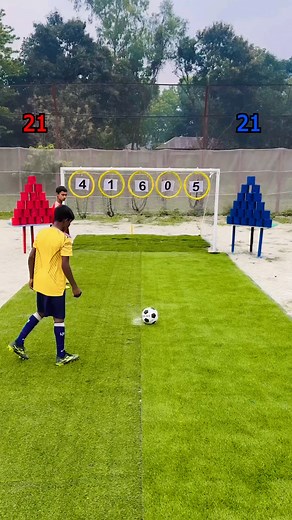1M views · 4.4K reactions | Exciting Football Scoring game Challenge #challenge #viralgame #GameChallenge | Inaaya Game Challenge | Facebook