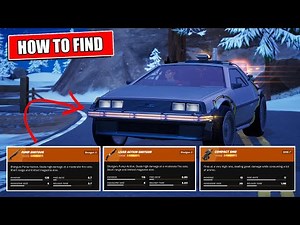 Fortnite Guide | How to find The Back to the Future Delorean *OG LOOT* Car! ( ALL LOCATIONS)
