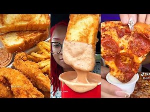 Asmr EATING 🍔| 73 | tacobell, Bibim noodels, Wingstop, Raising Canes, mozzarella sticks and more!