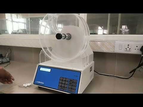 Friability test apparatus || Labindia|| tablet evaluation || pharmacy ||inprocess test|| friabilator