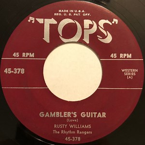 Rusty Williams, The Rhythm Rangers - Gambler's Guitar / Carribean
