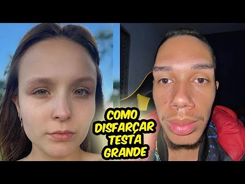 COMO DISFARÇAR TAMANHO DA TESTA