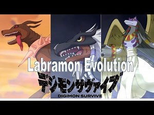 Digimon Survive-Labramon Evolution Cutscene & Battle #digimonsurvive #Dobermon#Cerberumon#Anubismon