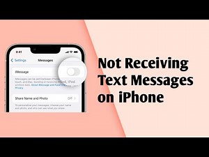 How to Fix iPhone Not Receiving Text Messages after iOS 18?