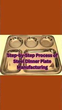 Step by Step Process of Steel Dinner Plate Manufacturing