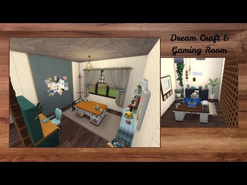 Dream Craft & Gaming Room | Room Build | The Sims 4