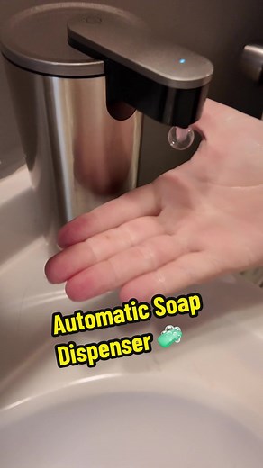 Time to upgrade your soap dispenser with the Automatic soap dispenser. Makes handwashing fun and easy! 🧼🫧#automaticsoapdispenser #soapdispenser #TikTokShop #tiktokfind #kitchengadgets #kitchenessentials #autosoapdispenserkitchen #tiktokshopdealsforthedays #dealsfordays #tiktokshopsummmersale #summerstyle #bathroomaccessories