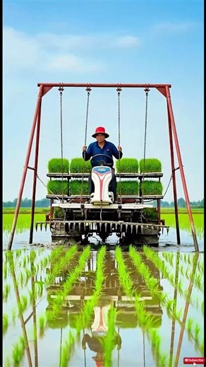 What amazing engineering makes this farming mech