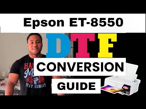 Epson ET-8550 How to Convert to DTF Printer DTF Conversion (Easier way to setup & Maintain)