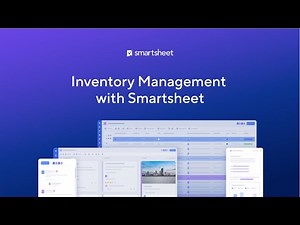 Inventory Management with Smartsheet
