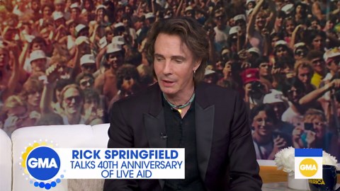 Rick Springfield looks back at Live Aid 40 years later