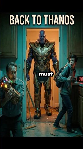 What to do if your dad is using the Infinity gauntlet as a mitt 🧤👾 Scary story😳