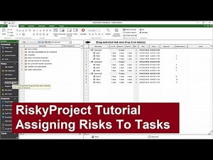 RiskyProject Tutorial: Assigning Risks to Tasks