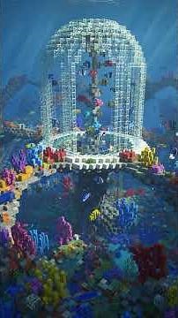 Glass Dome Observatory Strategy That DESTROYS Competition in Minecraft Coral Reef (Insane Desig #Sho