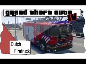 GTA 4 Scania firetruck Dutch