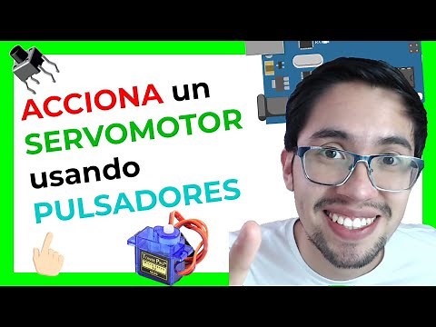 🆕 Como ACCIONAR un SERVOMOTOR con DOS PULSADORES utilizando un ARDUINO | Mover SERVO con BOTONES.