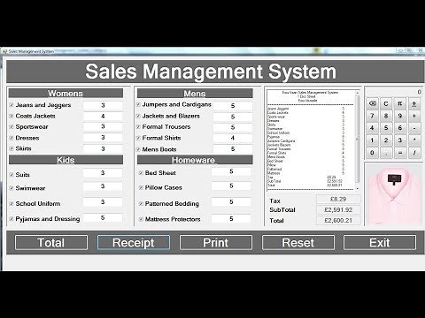 How to Create Sales Management System with Print Control in C# - Full Tutorial