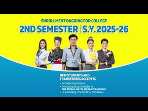 Enrollment Ongoing for Second Semester of School Year 2025-2026