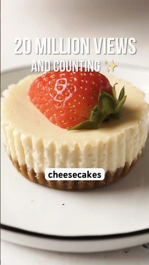 Mini Cheesecakes with 20M Views 🍰