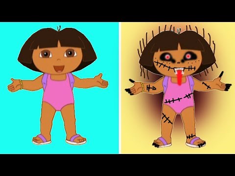 Dora The Explorer 2025 Dora Summer Explorer Characters HORROR VERSION 😲😲😲