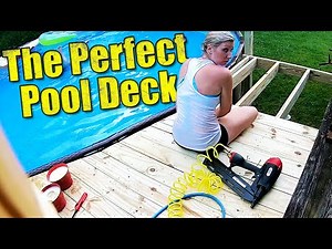 Building our Little Pool Deck