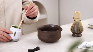 Matcha Set, Japanese Tea Set Includes Matcha Bowl with Spout, Matcha Whisk Holder (chasen), Bamboo Matcha Whisk and Bamboo Scoop, Ceramic Matcha Kit for Tea Lovers