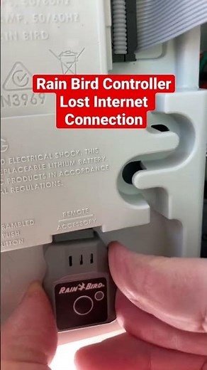 Quick Fix for Rain Bird Sprinkler Controller Lost Internet Connection