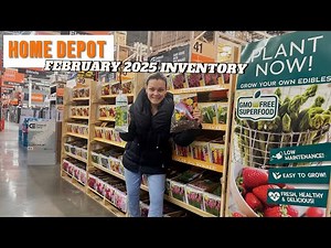 New Home Depot Spring Planted Flower Bulbs & Plant Now Edibles🌸🍓