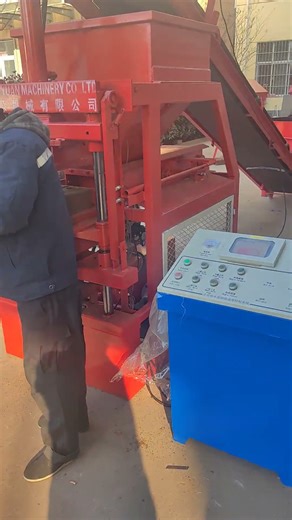 Interlocking earth brick making machine #brickmachine